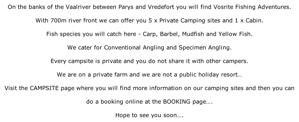 Vosrite Adventures - Fishing